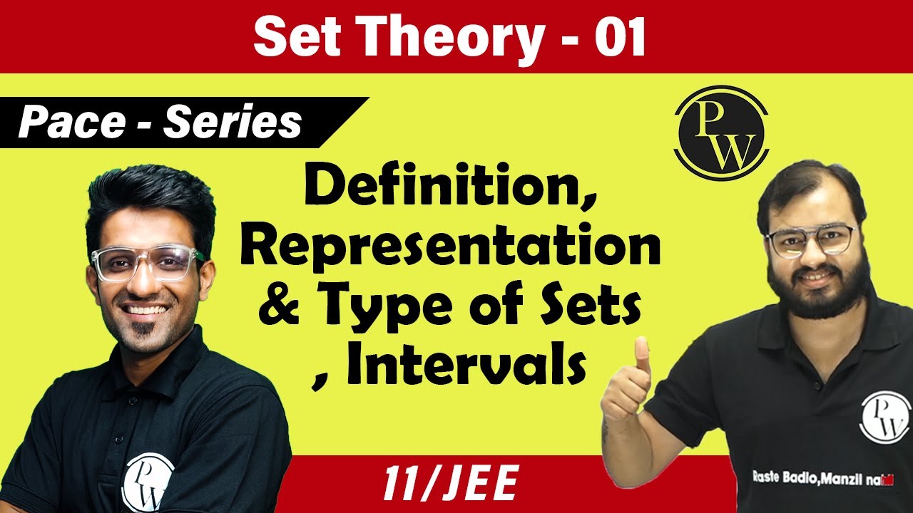 Set Theory -1 | Introduction | Representation and Types of Sets ...
