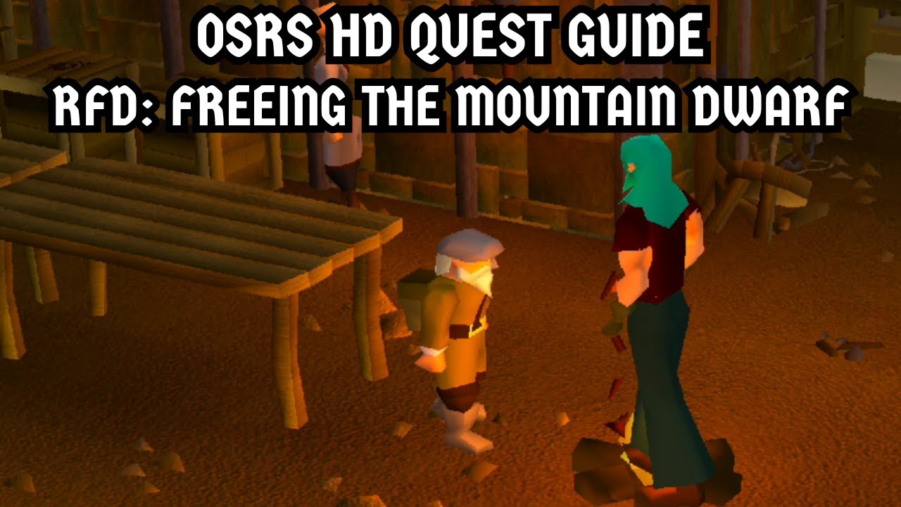 [OSRS HD Quest Guide] Recipe For Disaster: Freeing The Mountain Dwarf ...