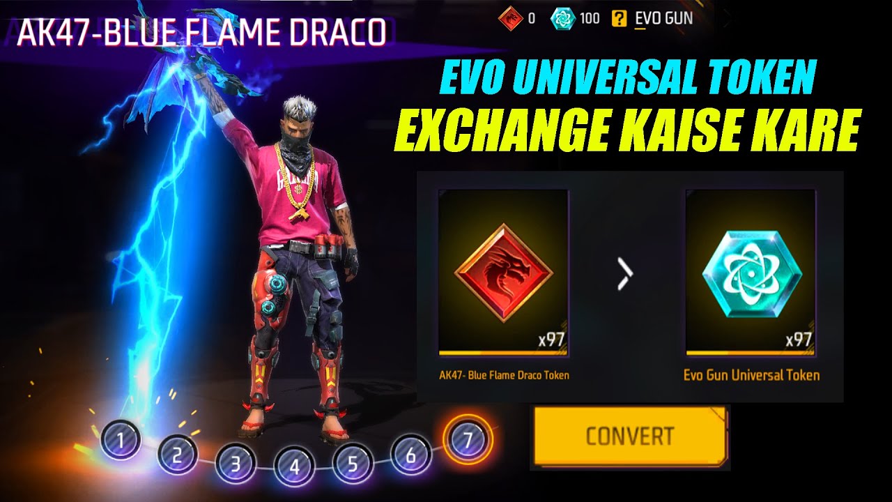 Evo Gun Universal Token Use Kaise kare | Evo Universal Token Use Free ...