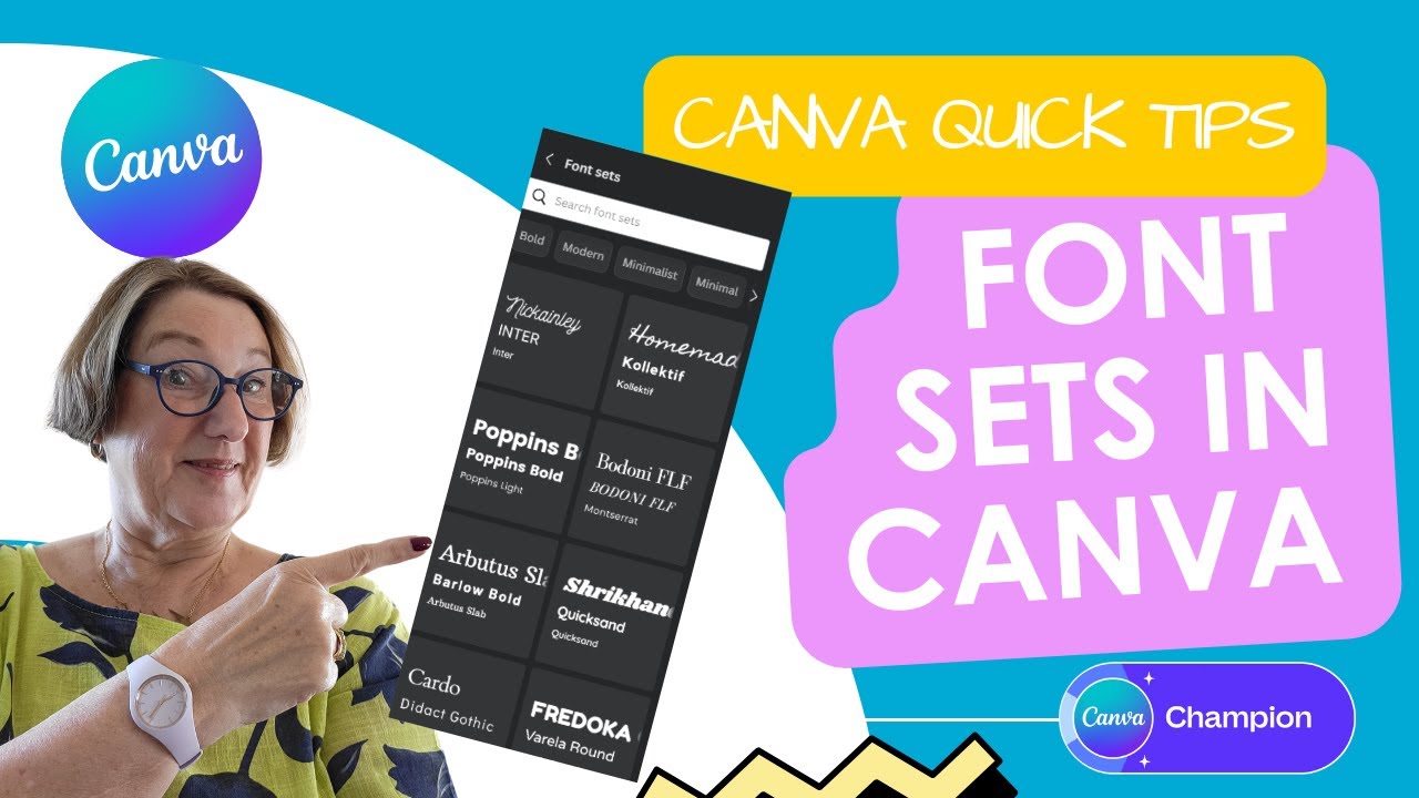 Canva Quick Tips - Level Up Your Designs with Canva Font Sets! - YouTube