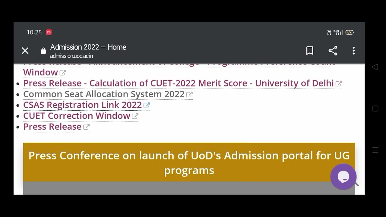 NEW UPDATE | preference count # csas portal | Delhi university - YouTube