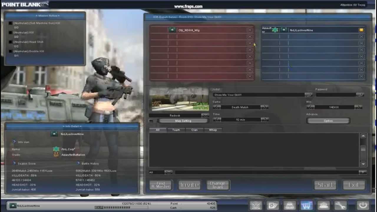 Point Blank Character - YouTube