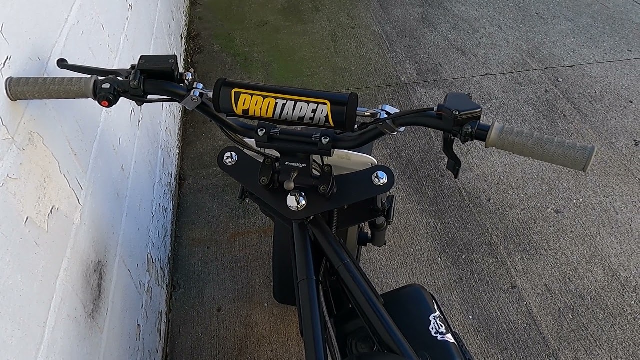 My MegaMoto 212 Pro Minibike walkaround and rear fender modification ...