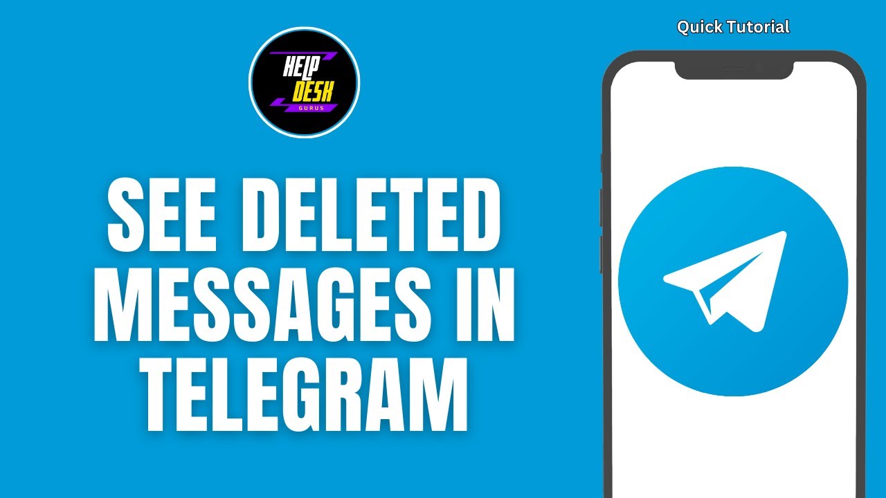 How To See Deleted Messages In Telegram - YouTube