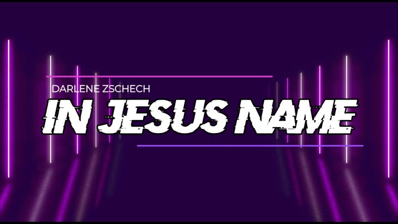In Jesus Name (Lyric Video) - Darlene Zschech - YouTube