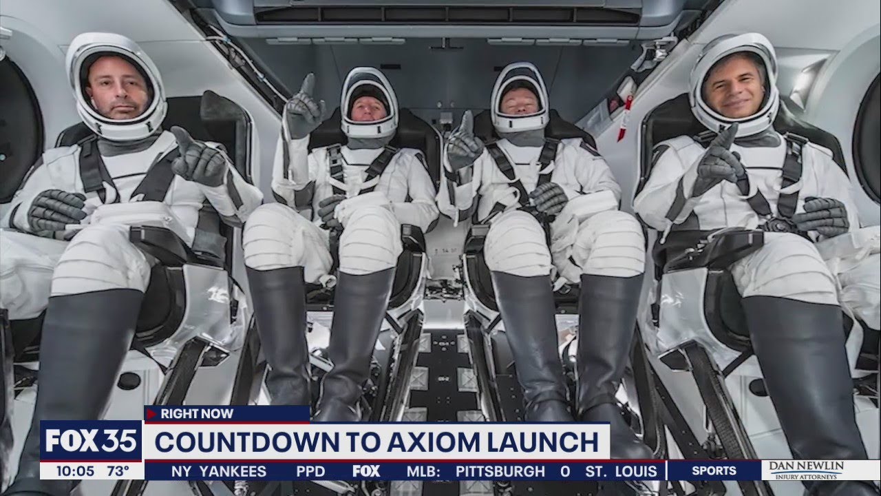 Countdown to Axiom Ax-1 mission launch - YouTube
