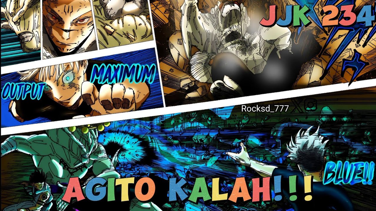JJK 234 ️SATU SERANGAN BLUE "OUTPUT MAXIMUM" BERHASIL MENGALAHKAN AGITO‼️ - YouTube