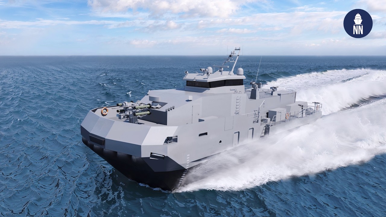 Eureka Naval Craft's AIRCAT multi-mission vessel at Euronaval 2024 ...