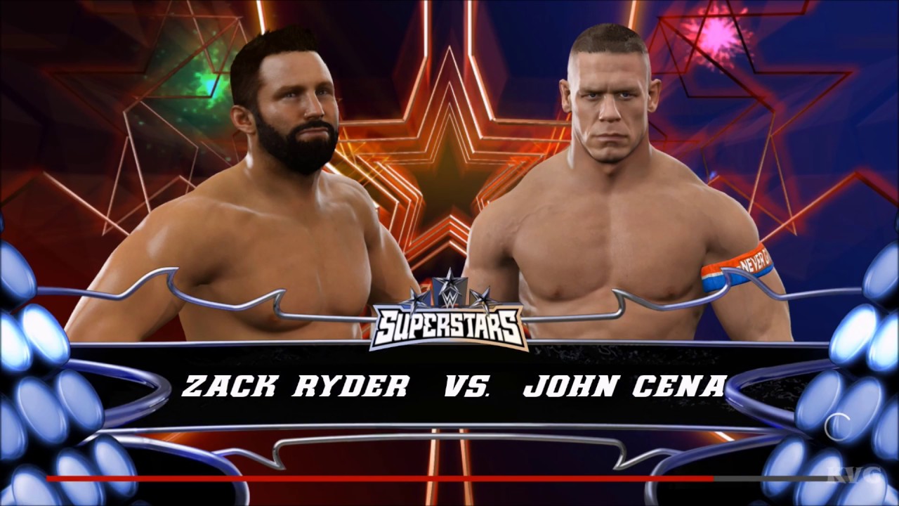 WWE 2K17 - Zack Ryder vs John Cena | Gameplay (HD) [1080p60FPS] - YouTube