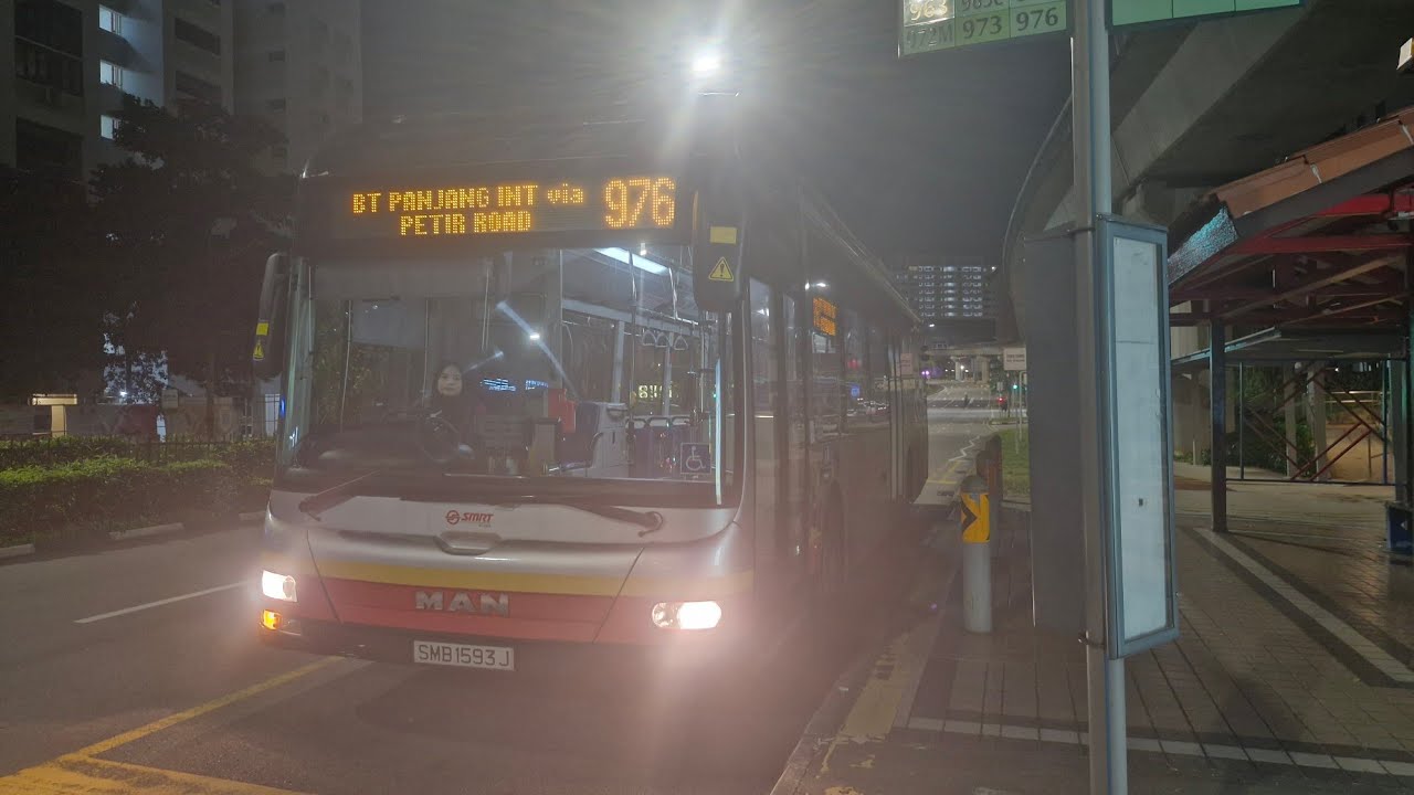 (Last Bus)SMRT Bus Service 976 Man A22 SMB1593J - YouTube