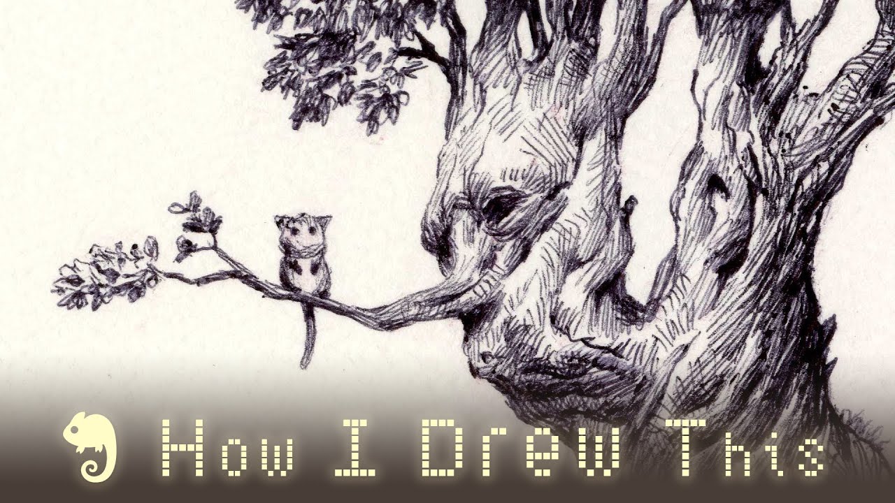 How I Drew This - "Tree Drawing" - YouTube