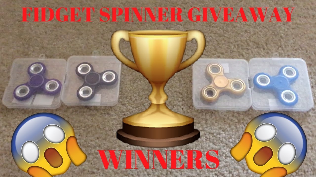 100 SUBSCRIBER 4 FIDGET SPINNER GIVEAWAY WINNERS ANNOUNCED!!! FIDGET ...