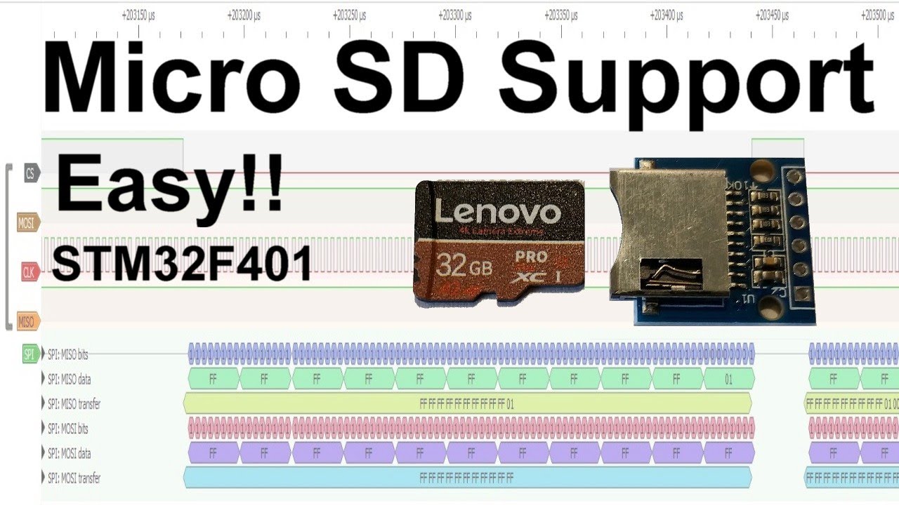 Easy!! Micro SD Card Support STM32 - YouTube