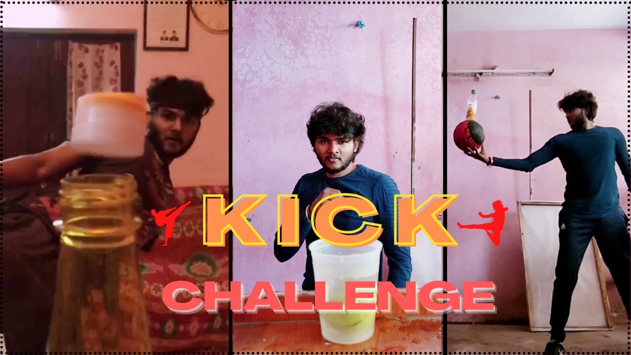 Kick Challenge Compilation - actor kaushik | Bottle cap challenge ...