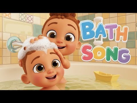 bath song| nursery rhymes & kids songs|fun bath time song |super simple ...