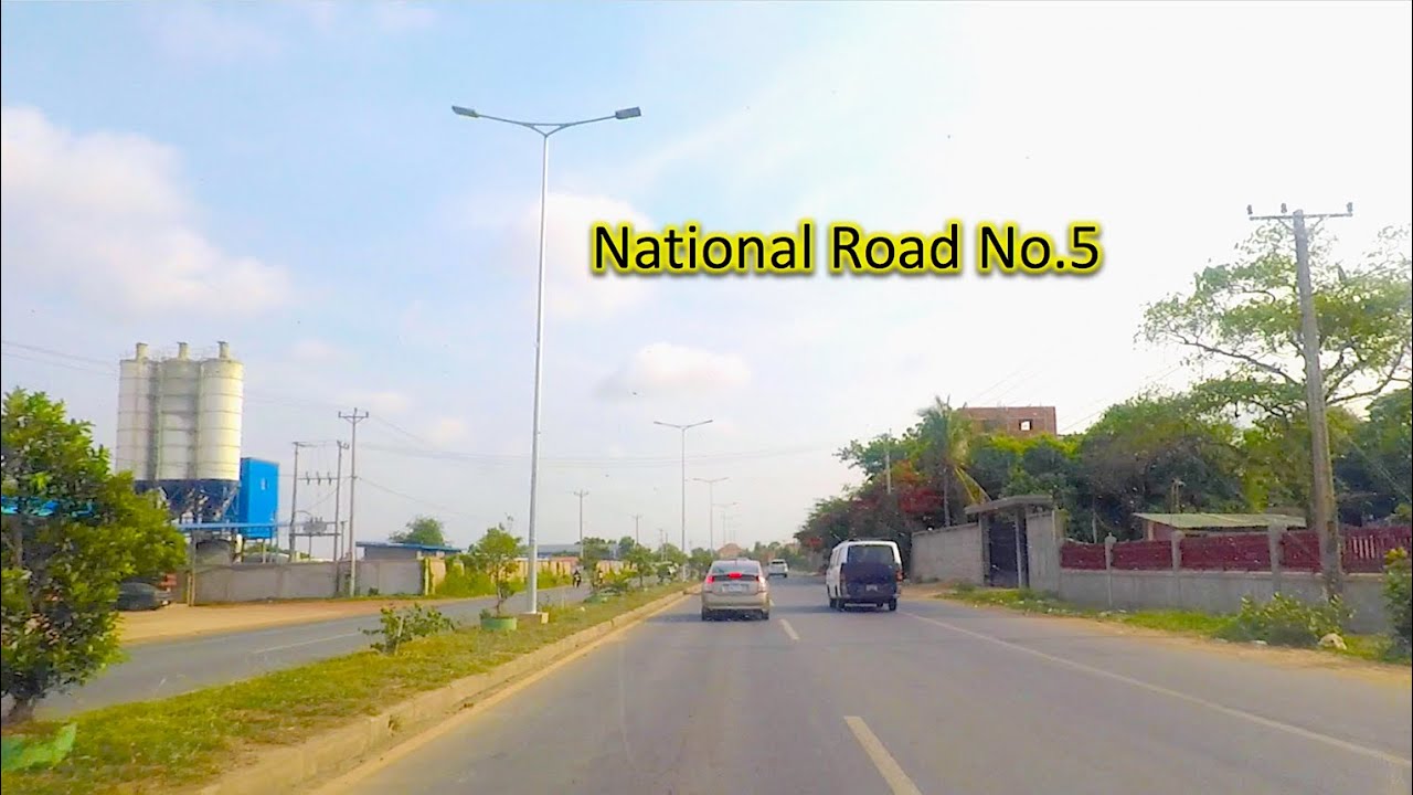 National Road 5 in Cambodia - YouTube