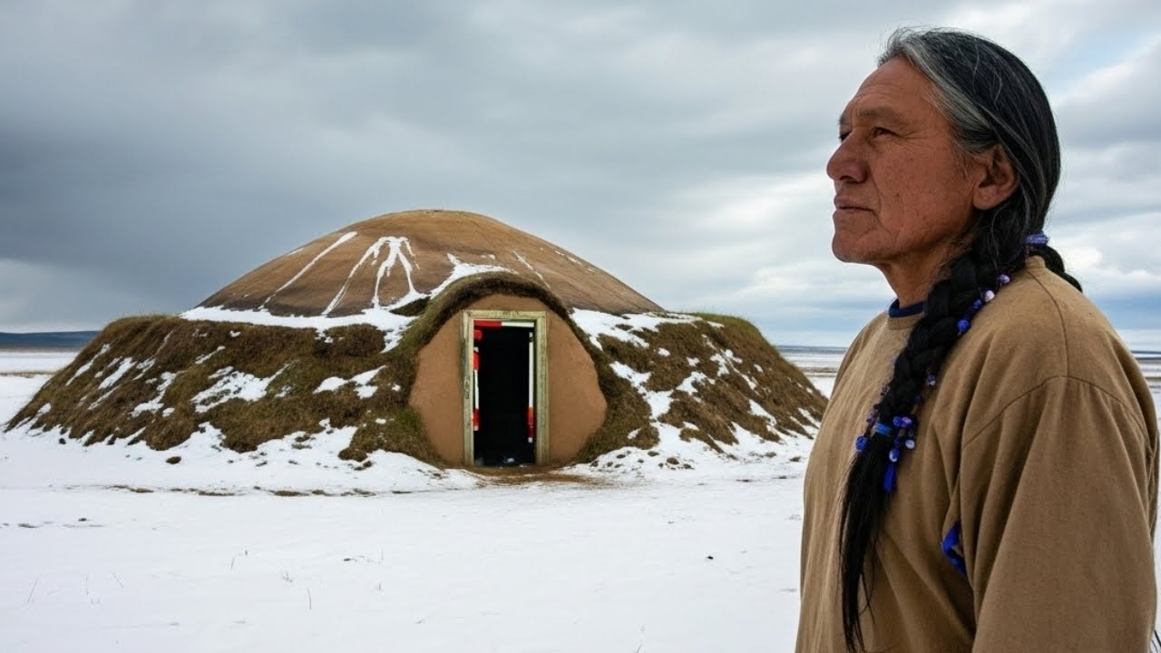 How Native Americans Stayed Warm Inside Earth Lodges All Winter - YouTube