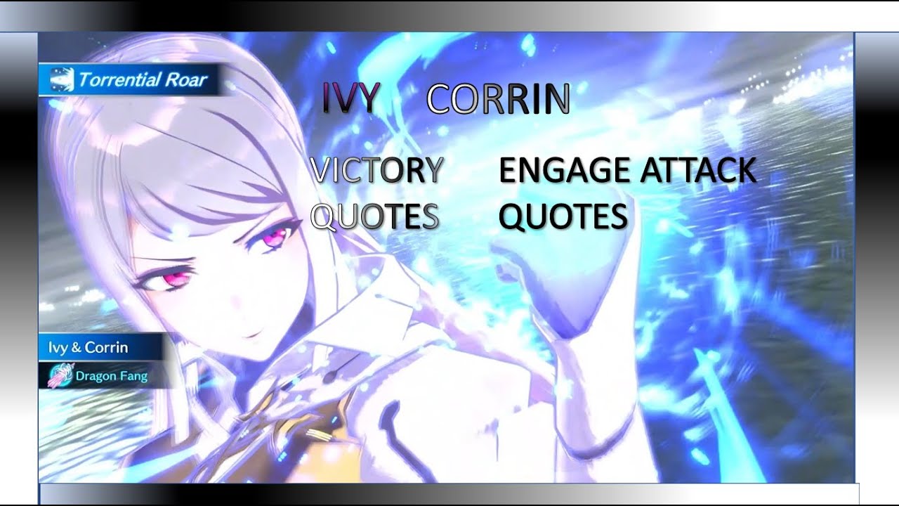 Ivy and Corrin Engage Attack Quotes and Victory Quotes Fire Emblem ...