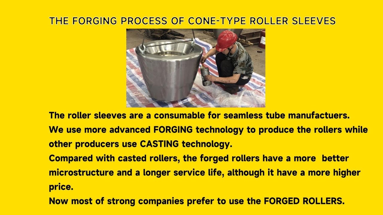 The Forging Process Of Cone-type Roller Sleeves For Seamless Tube ...