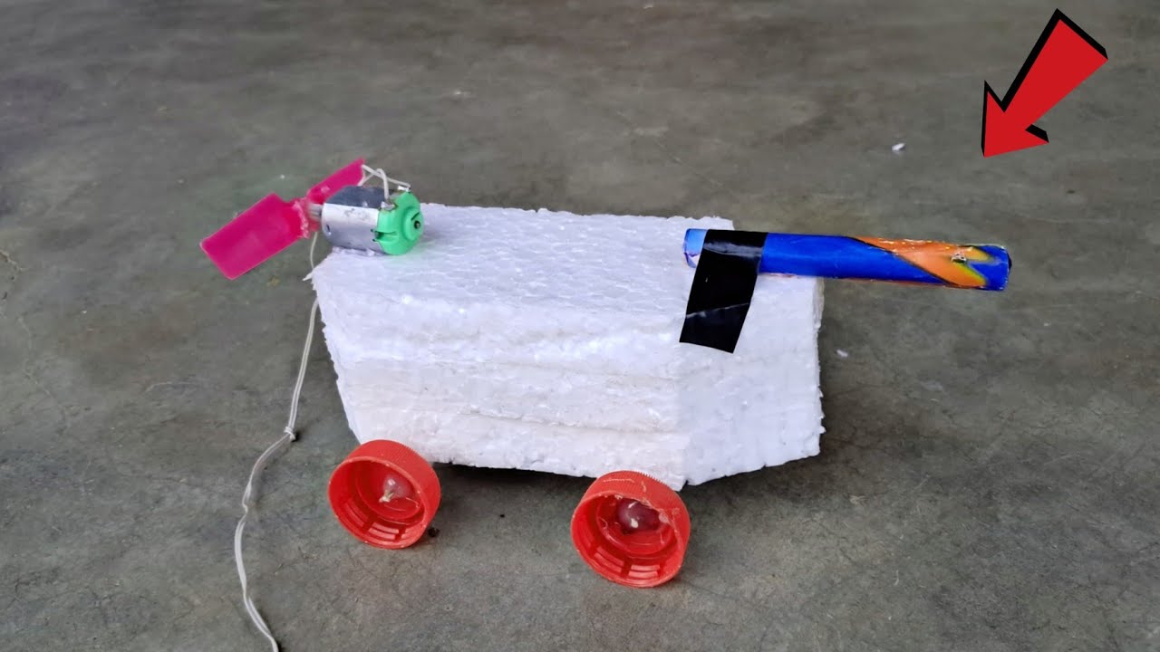 How to make a thermocol car with RC Remote ! N1. Car - YouTube