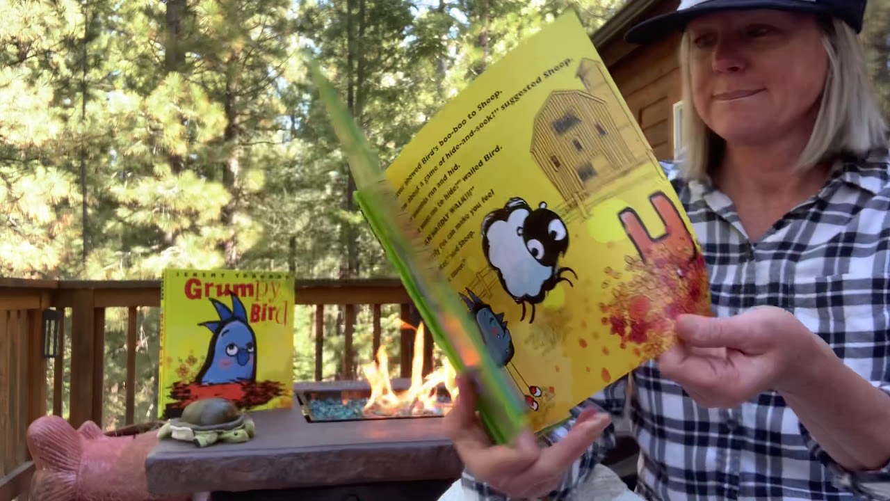 Teacher Jen campfire 🔥 story time #2, Boo Hoo Bird 🐦 - YouTube