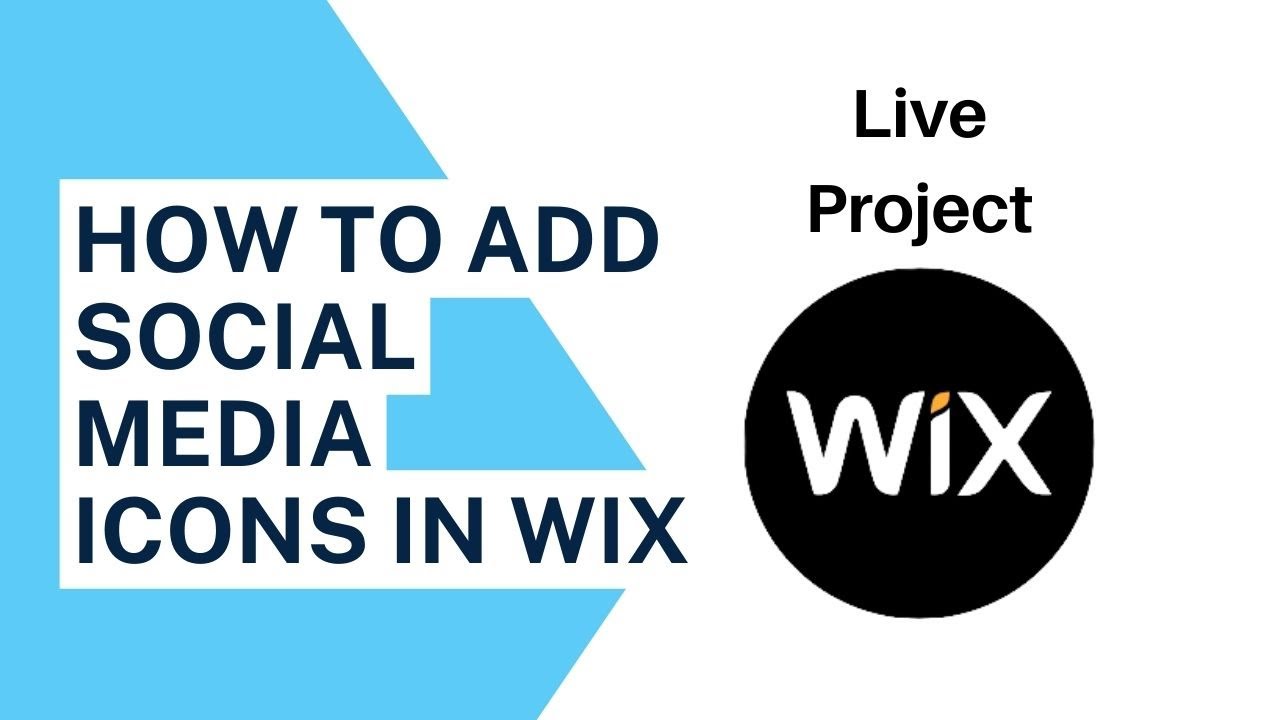 How to add social media in Wix - wix social media icons. #wix # ...