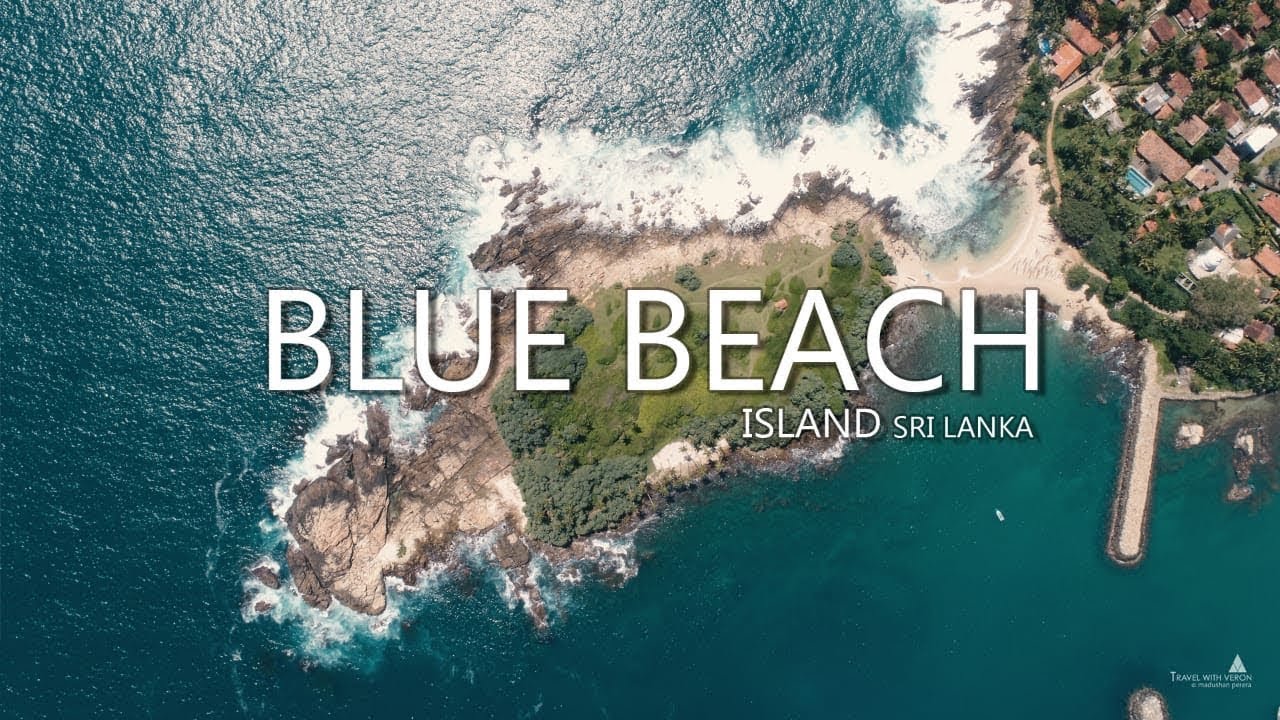 Beautiful Island night camping - Blue Beach Island in Sri Lanka ...