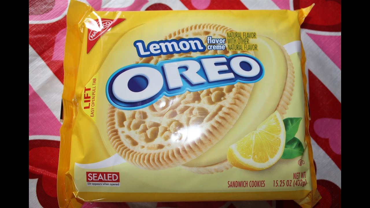 Lemon Flavor Oreo Review - YouTube