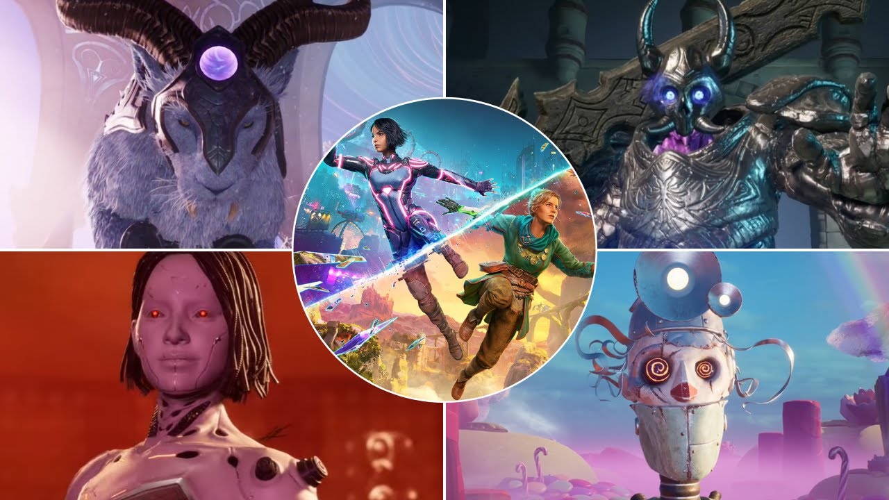 Split Fiction All Bosses & Ending (With Timestamps) - YouTube