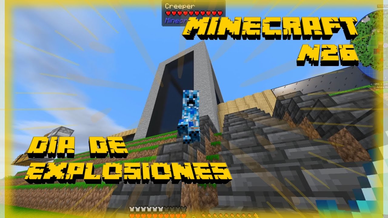 MINECRAFT #26 - DIA DE CONSTRUCCION Y EXPLOSIONES💥 - YouTube
