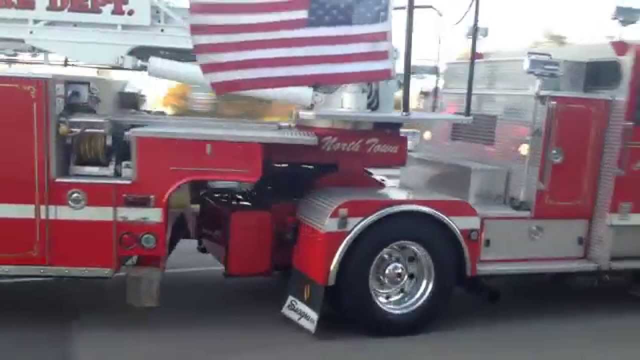 LBFD truck 11 and rescue 11 responding - YouTube