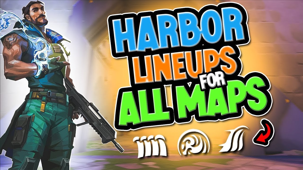 BEST HARBOR WALL LINEUPS IN ALL MAPS VALORANT GUIDE 2023 - YouTube
