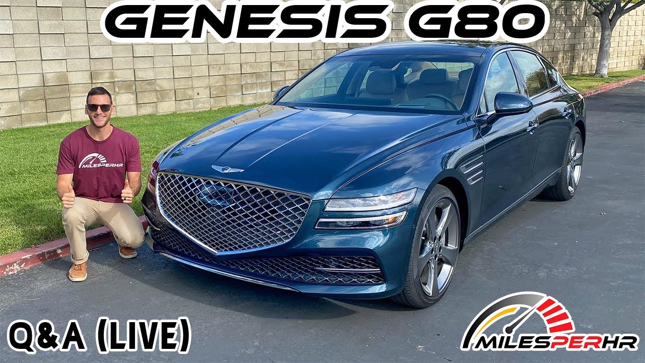 2021 Genesis G80 3.5T Prestige AWD Q&A (Live) - YouTube