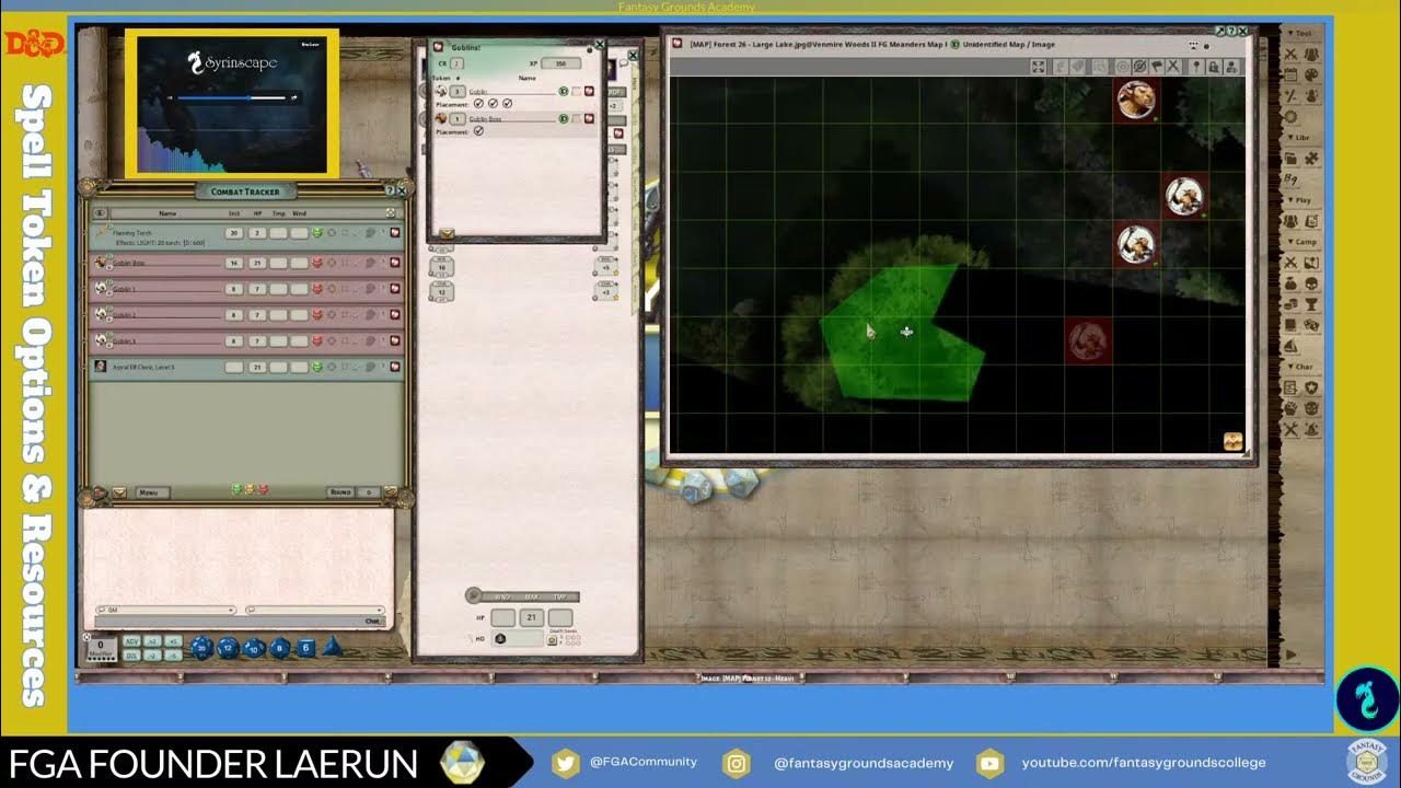 Spell Token Options for Fantasy Grounds Unity - YouTube