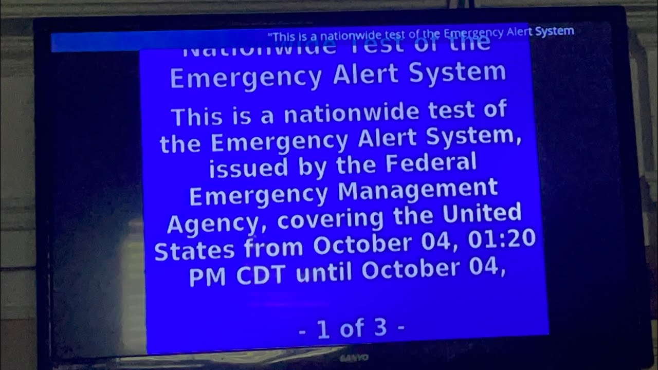 10/4/23 National EAS Test - YouTube