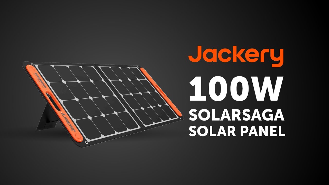 Jackery SolarSaga 100W Solar Panel - YouTube