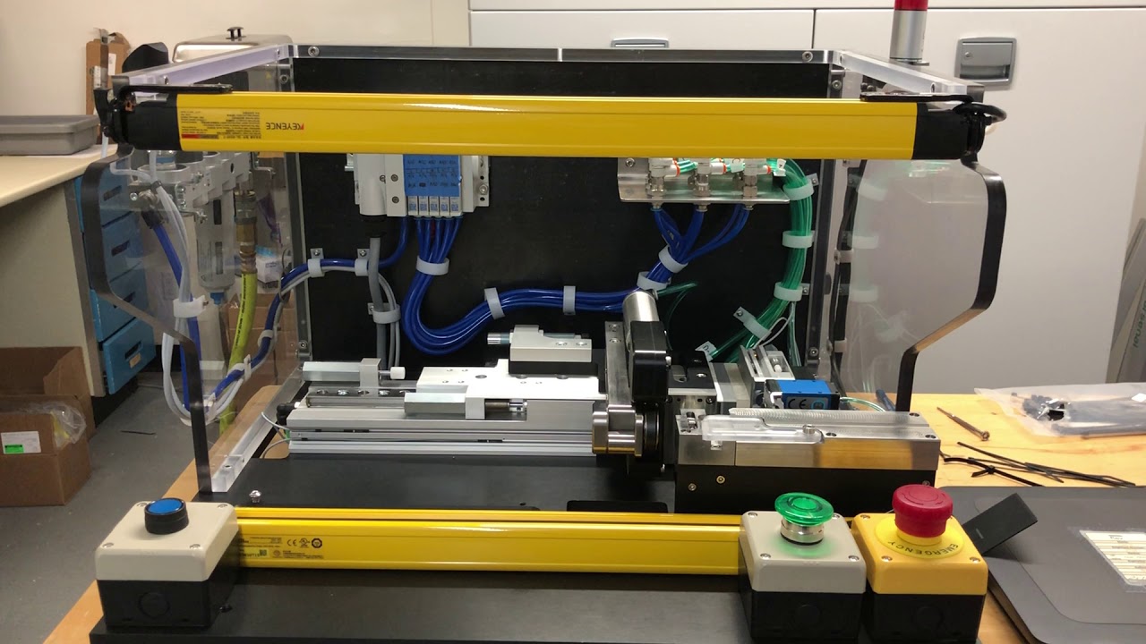 Semi-Automated Assembly Equipment - YouTube