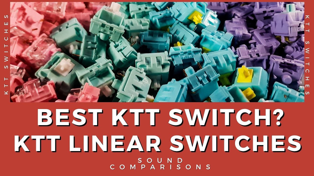 KTT Switches Soundtest: KTT Rose, Mint, Sea Salt, Halu Halo Compilation ...