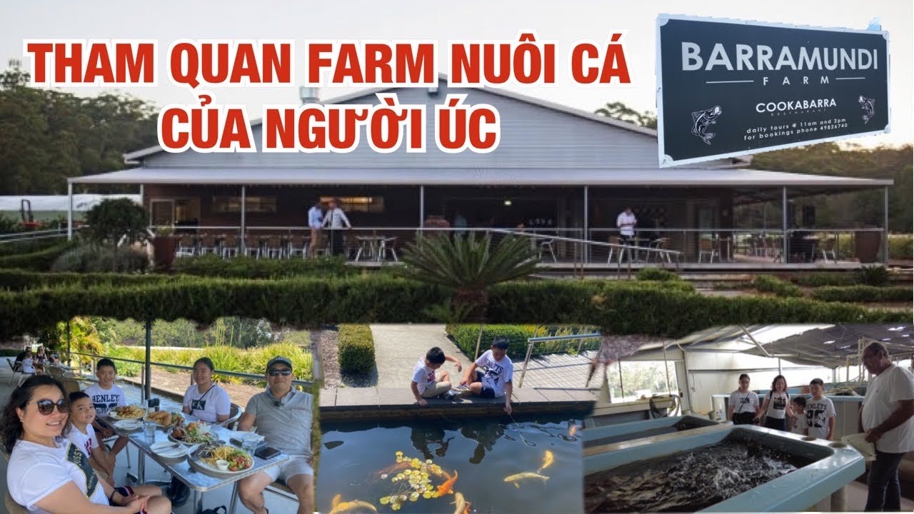 🇦🇺Cuộc sống Úc || THAM QUAN FARM NUÔI CÁ CỦA NGƯỜI ÚC, NHỮNG MÓN NGON ...