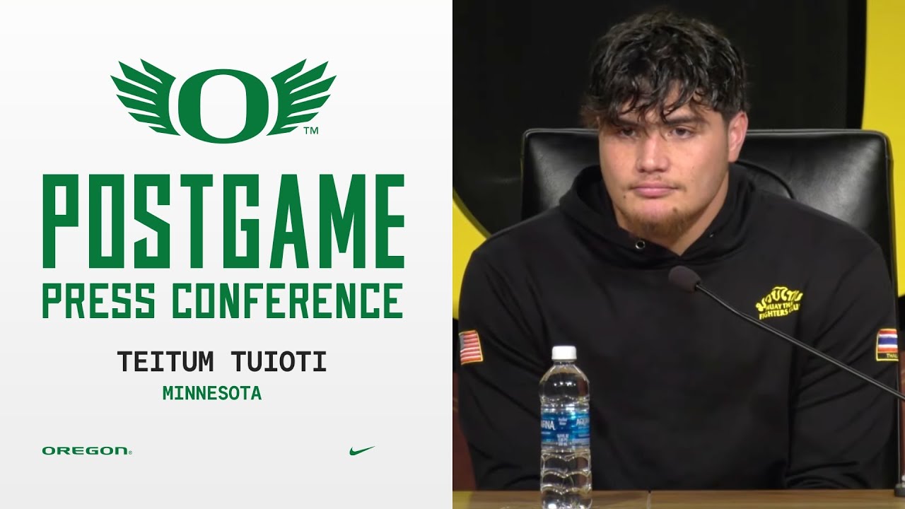 Teitum Tuioti | Postgame vs. Minnesota - YouTube
