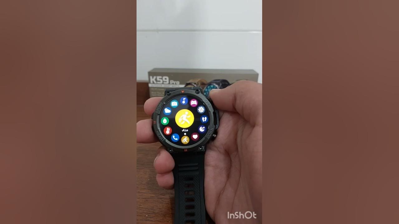 ساعت هوشمند K59 pro - YouTube