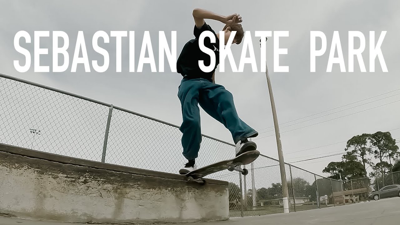 Jonah Clark skateboarding at Sebastian Skate Park - YouTube