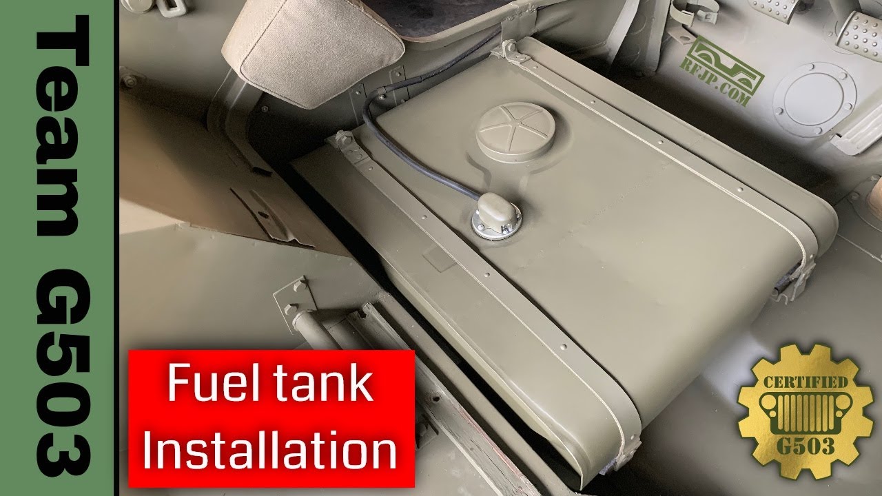 G503 Fuel Tank Installation (Part 3) Placement Of the Tank Into The Tub ...