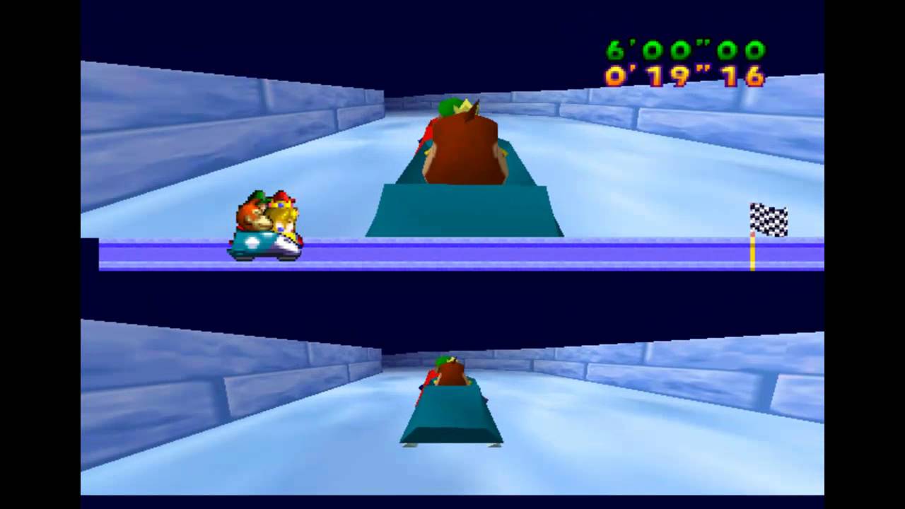 Mario Party Minigames - Bobsled Run - YouTube