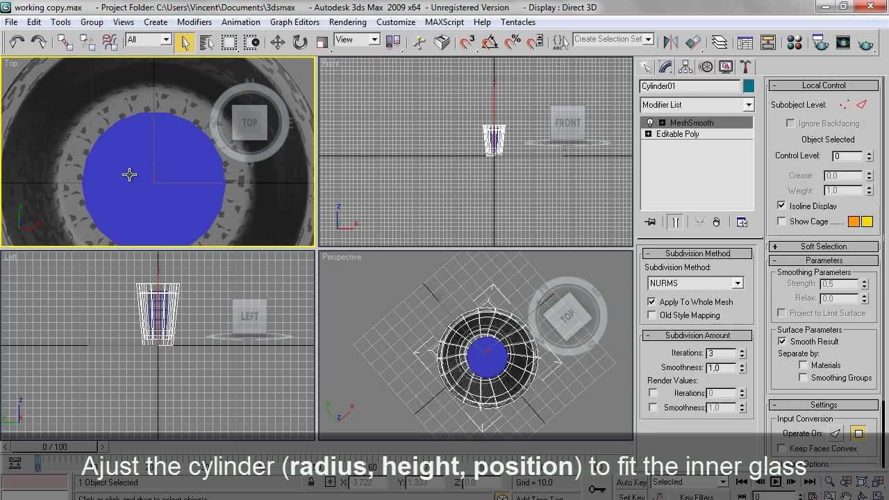 Glass + water tutorial with 3ds max - YouTube