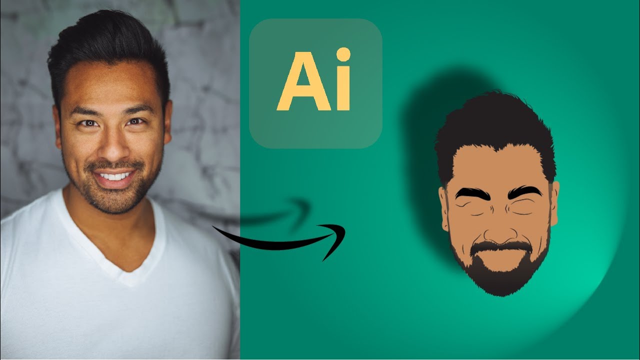 Adobe illustrator 2021 Vector Art Photo editing | face vector - YouTube