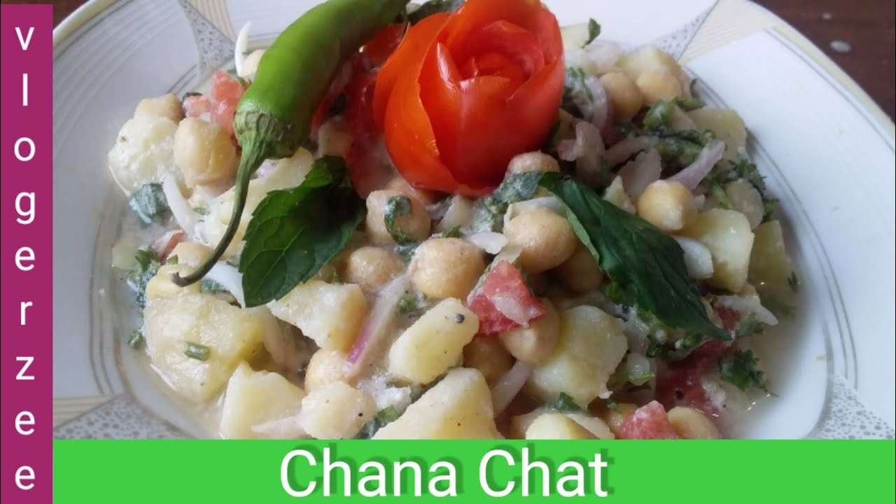 how to make chana chat at home ?? by vlogger zee - YouTube