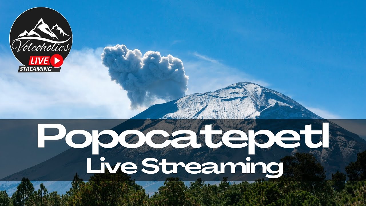 🌋 Mexico's Magnificent Popocatepetl Volcano - Watch It Live! - YouTube