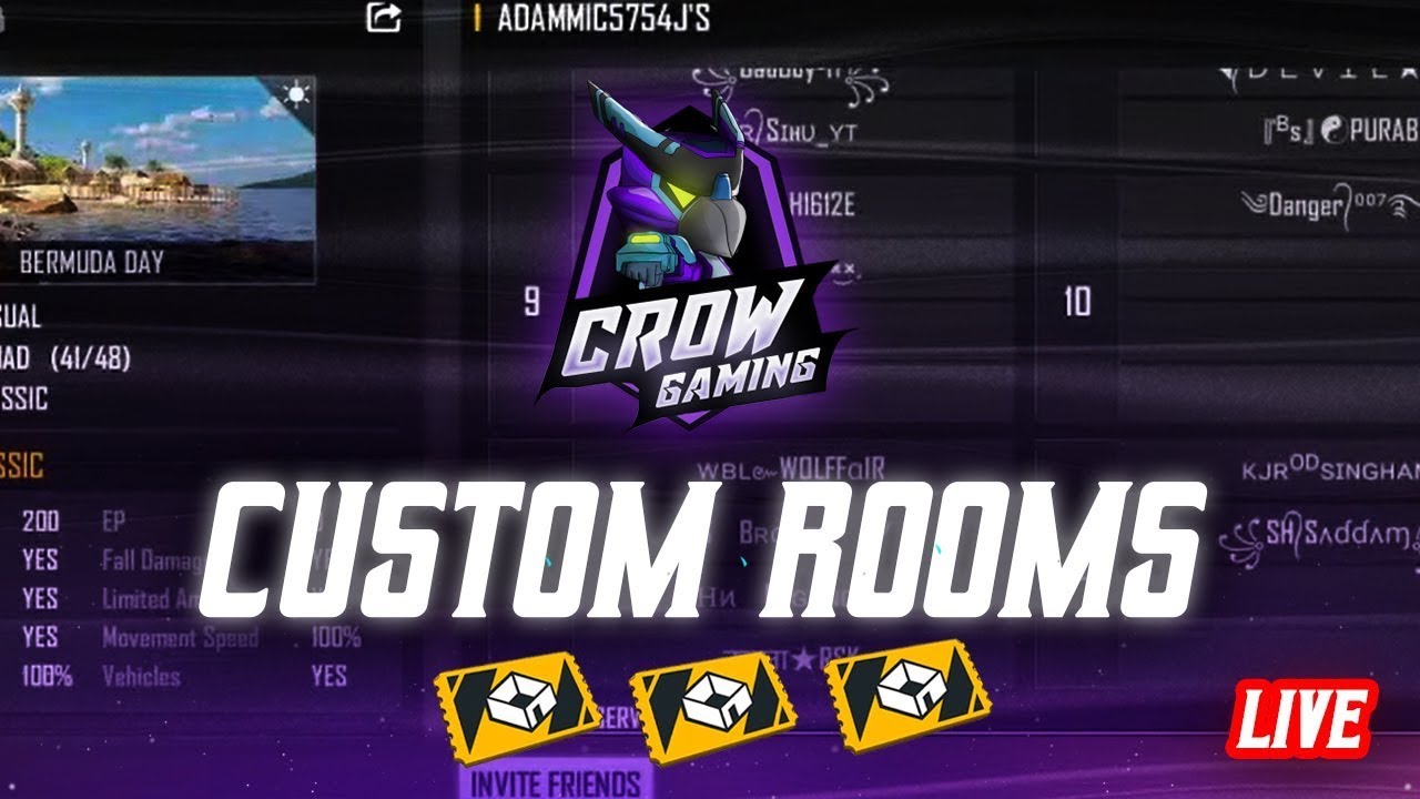 FF LIVE CUSTOM ROOM | LIVE DIAMOND GIVEAWAY |FF LIVE BD #freefirelivebd ...