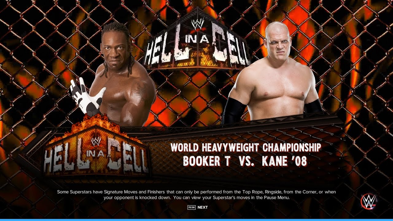 WWE 2K23 - Booker T VS Kane | World Heavyweight Championship Match ...